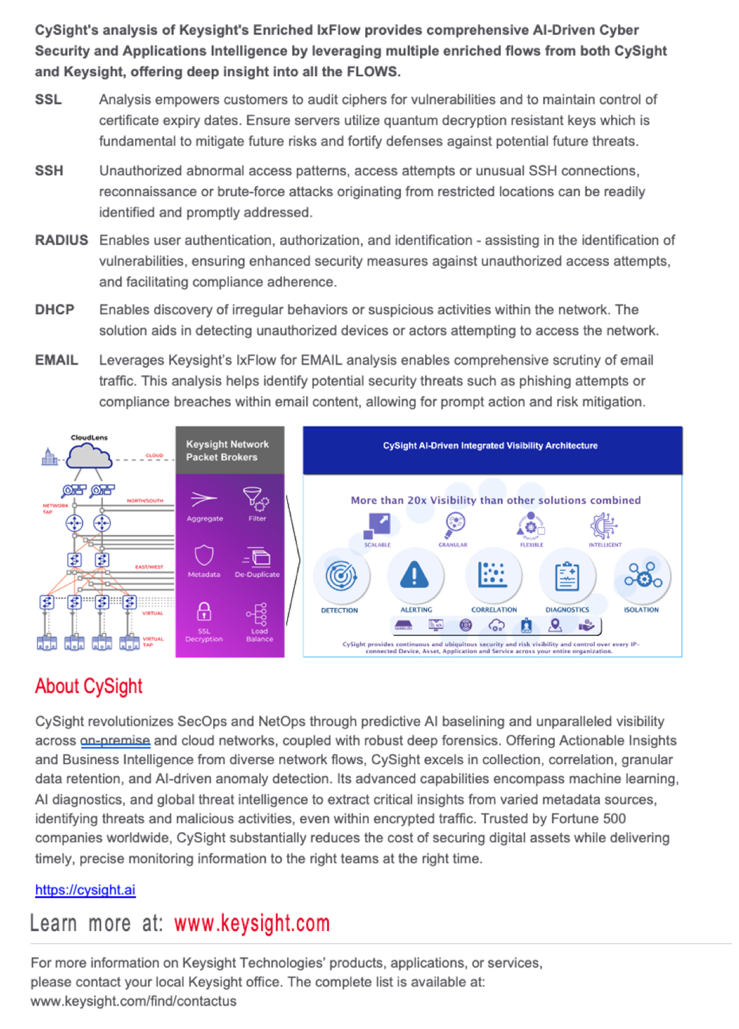 CySight.ai – CySight - Integrated AI-Driven Cyber Network and EndPoint Detection and Response
